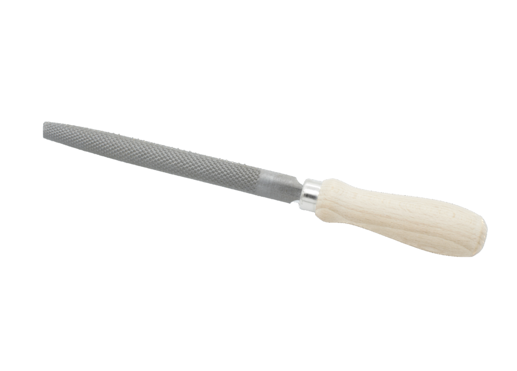 Speckstein-Raspel, grob, halbrund,